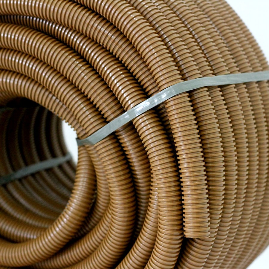 Eletroduto Corrugado Flexível Ecológico Leve 320N - Tubos Bravo ...